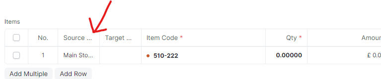 V12 V13 V14 V15 Item Dashboard Add Stock Warehouse Incorrectly Set