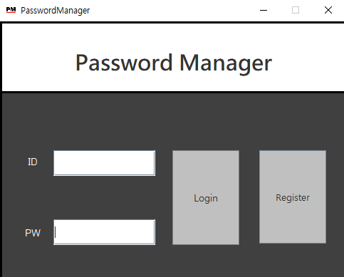 GitHub - JooHwanO/PassWordManager: 비밀번호 관리 프로그램