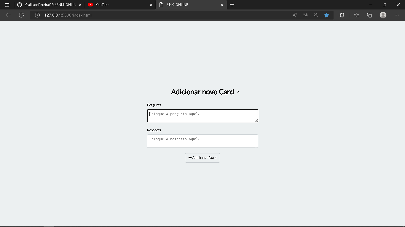 GitHub - WallisonPereiraOfc/ANKI-ONLINE