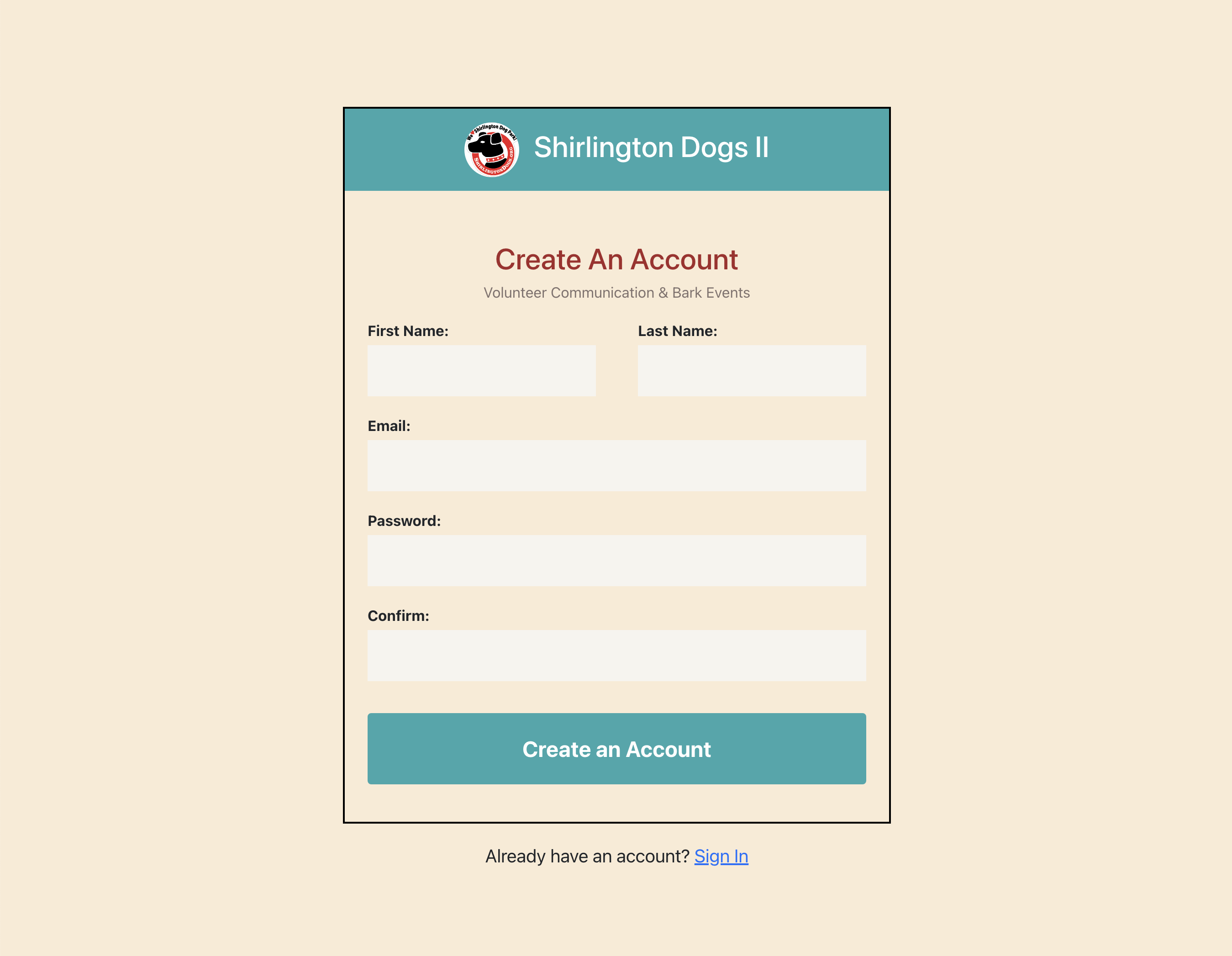 GitHub - tinakw/dog-volunteer-frontend