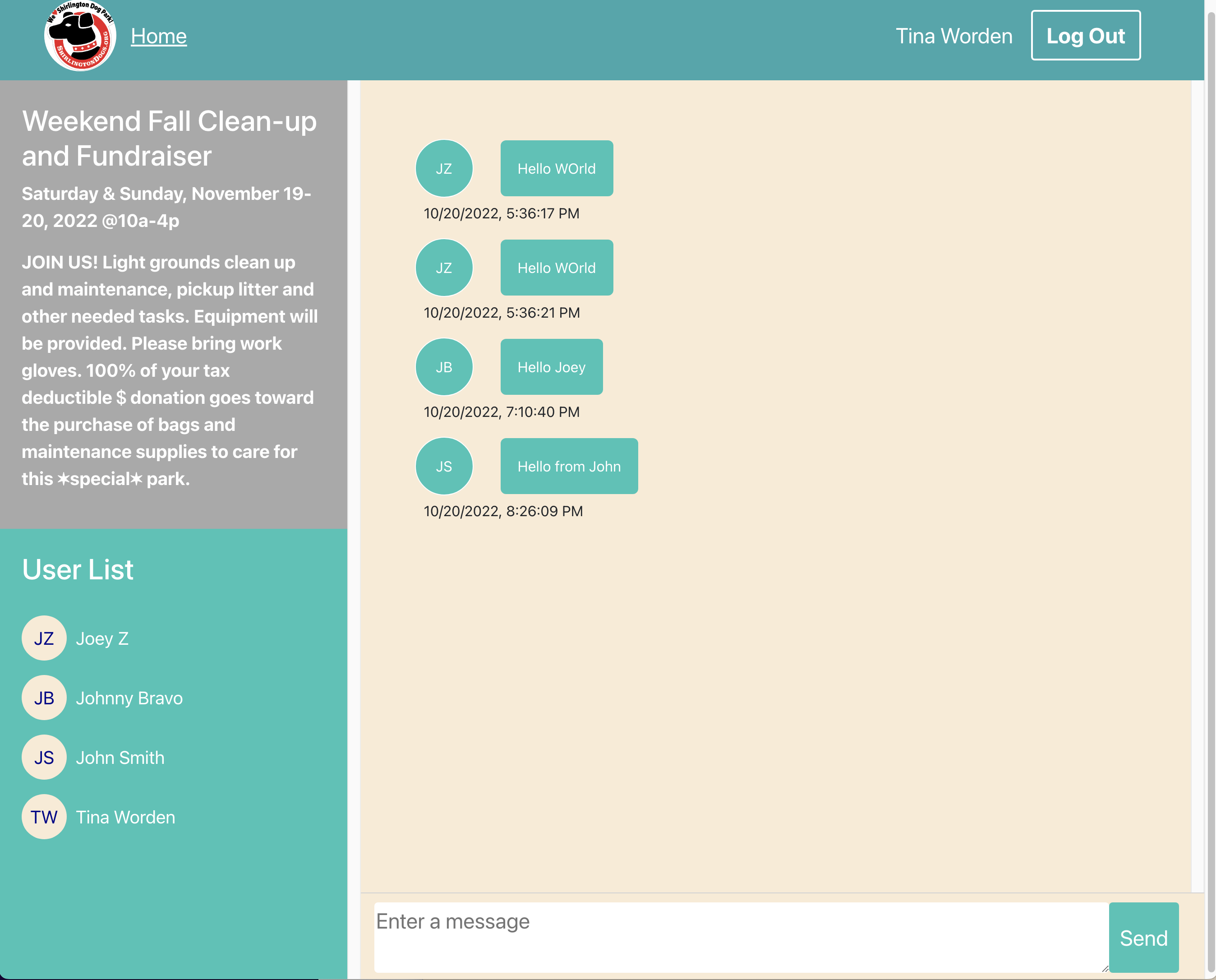 GitHub - tinakw/dog-volunteer-frontend