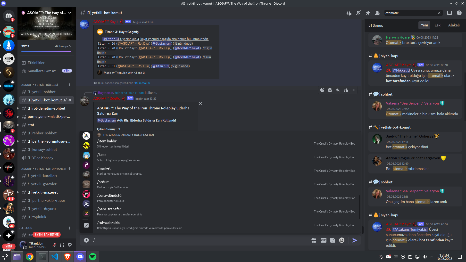 GitHub - TitanLion72/asoiaf-roleplay-bots: ASOIAF Roleplay sunucuna yaptığım botların örnekleri ...