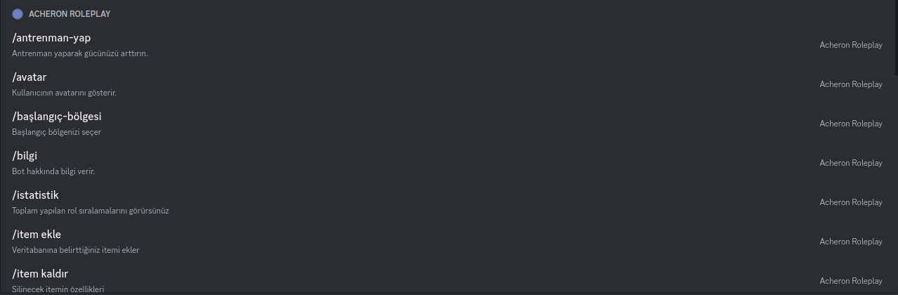 GitHub - TitanLion72/acheron-roleplay-bots-v14.12.1: Acherion roleplay sunucusunun bot örnekleri