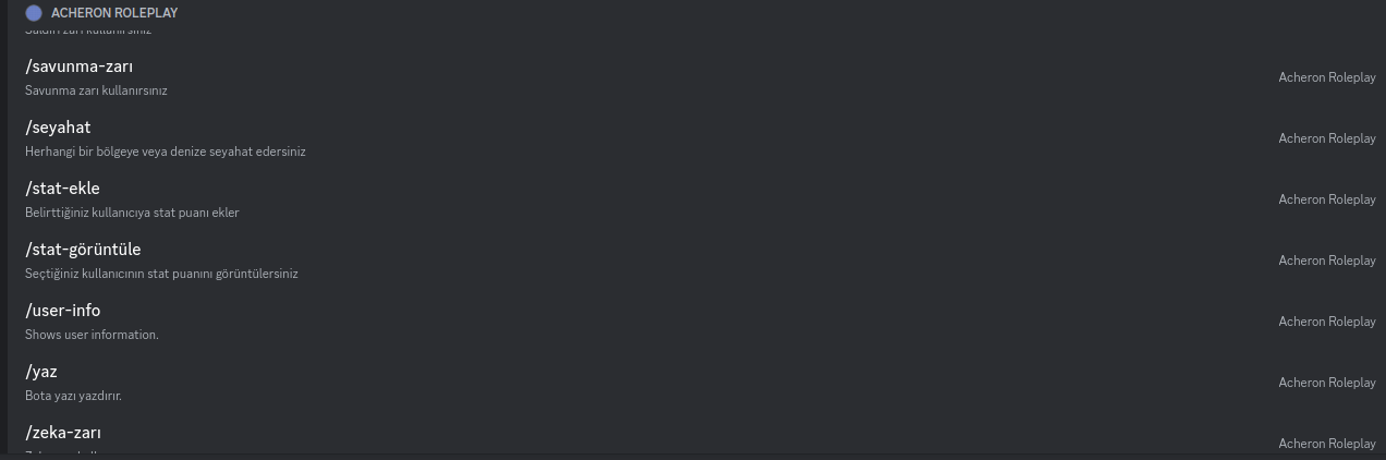 GitHub - TitanLion72/acheron-roleplay-bots-v14.12.1: Acherion roleplay sunucusunun bot örnekleri