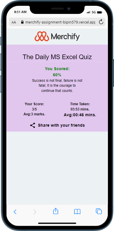 GitHub - Bipin579/Merchify_assignment: It is a quiz web application where users can play quiz ...