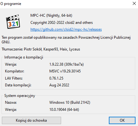 MPC-HC reports two audio tracks in this file even though there is only one. · Issue #1824 ...