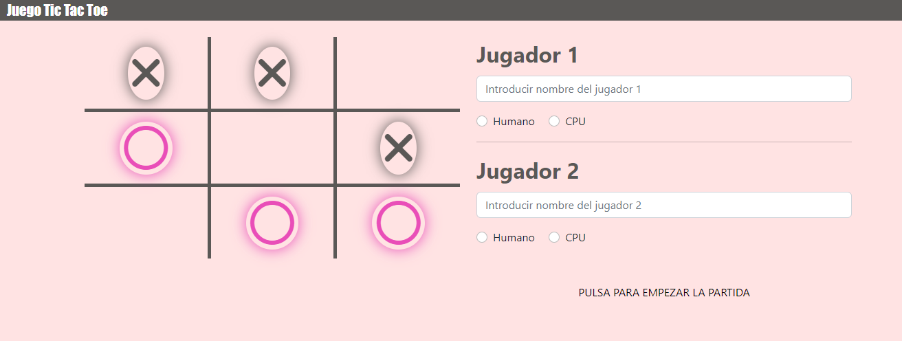 GitHub - Ainamoreno/Proyecto-Tic-Tac-Toe: Tic Tac Toe
