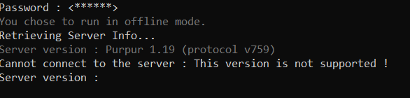 [BUG] I can not connect to 1.19 Server · Issue #2079 · MCCTeam/Minecraft-Console-Client · GitHub