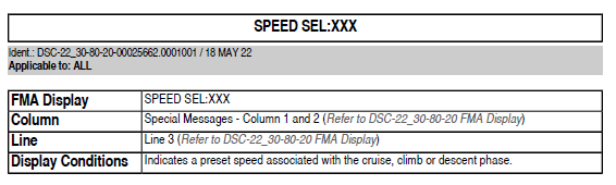 PFD SPEED SEL message · Issue #8217 · flybywiresim/aircraft · GitHub