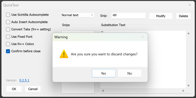 GUI scaling issue · Issue #36 · vinsworldcom/nppQuickText · GitHub