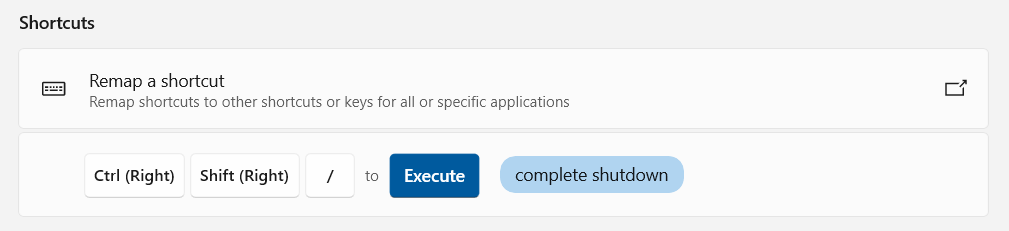 [Request] Display Off, Shut Down and Shortcuts with Multiple Key Assignments. · Issue #496 ...
