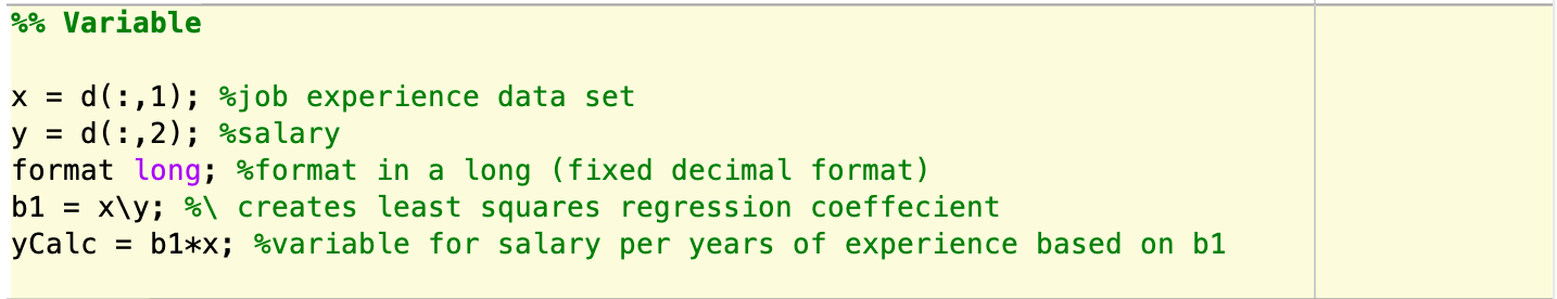 Github Bostoncollegedatavizlabmatlab Regression Lines Given An Example Data Set We Will