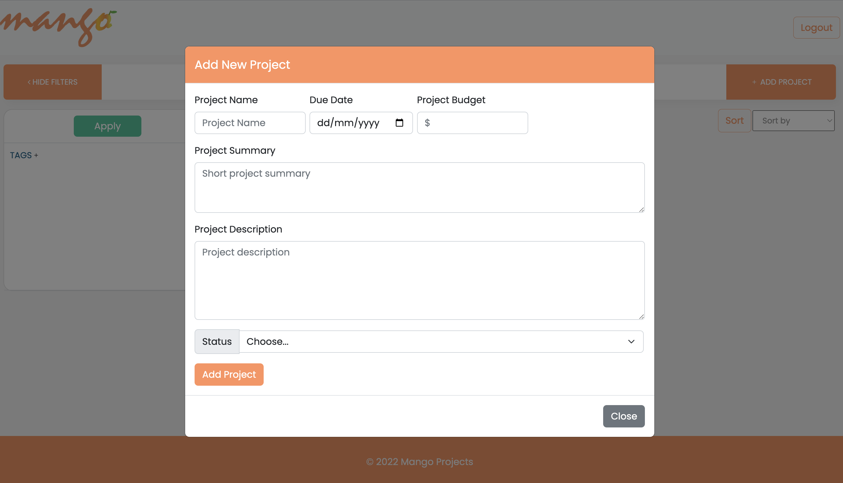 GitHub - Abhit-Singh/Mango-Dashboard