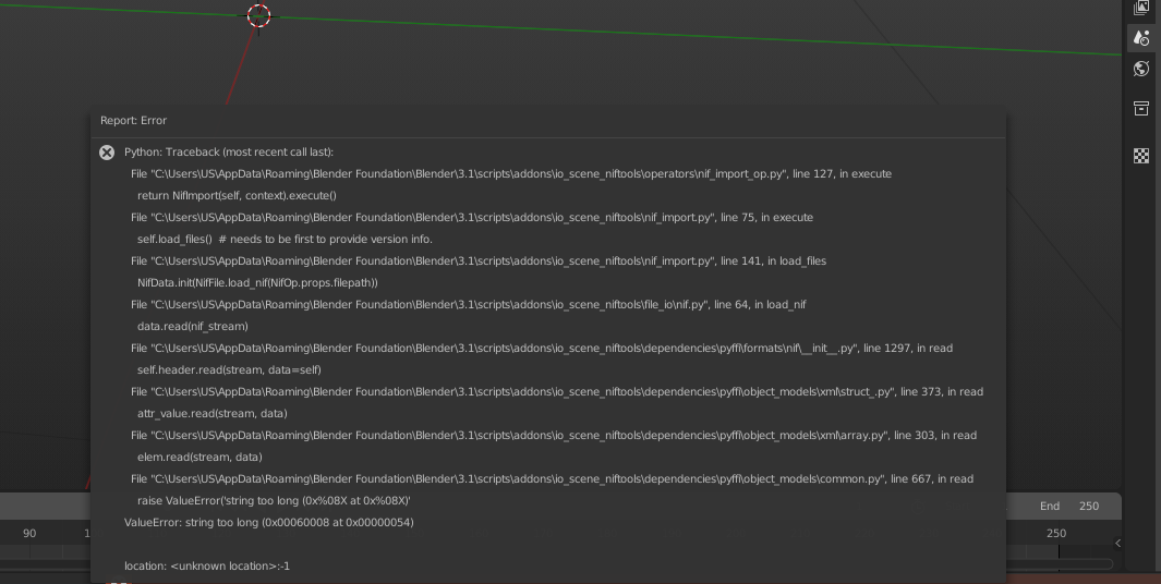 Blender recent version failed to import error with any Niftools version · Issue #542 · niftools ...