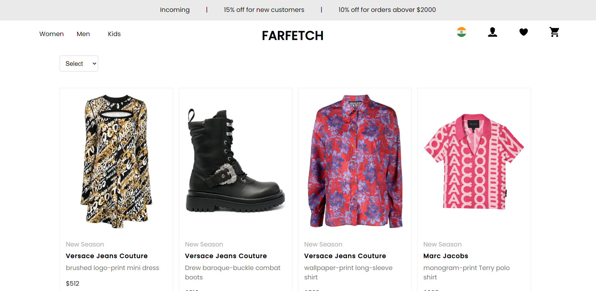 GitHub - sunchushivaaa/Farfetch-clone: Farfetch is a British-Portuguese online luxury fashion ...