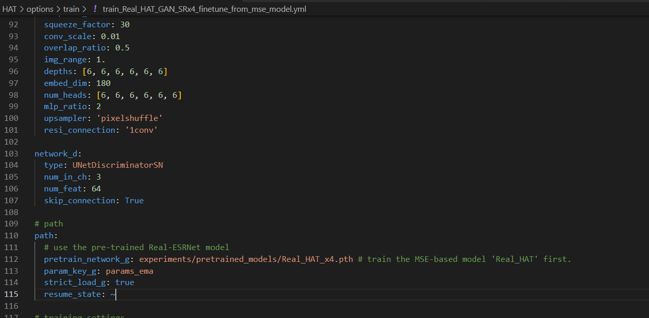 Questions about 'Real_HAT_GAN' Pretrained Model for training and Inquiry About 'Real_HAT_GAN ...