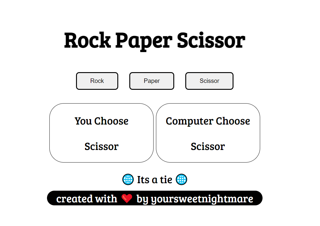 GitHub - Rakezt/RockPaperScissor: A mini game app created with HTML ...