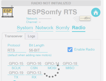 WT32-Etho1 and D-Sun CC1101 · Issue #154 · rstrouse/ESPSomfy-RTS · GitHub