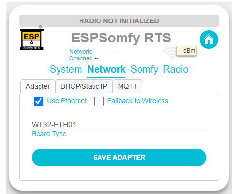 WT32-Etho1 and D-Sun CC1101 · Issue #154 · rstrouse/ESPSomfy-RTS · GitHub