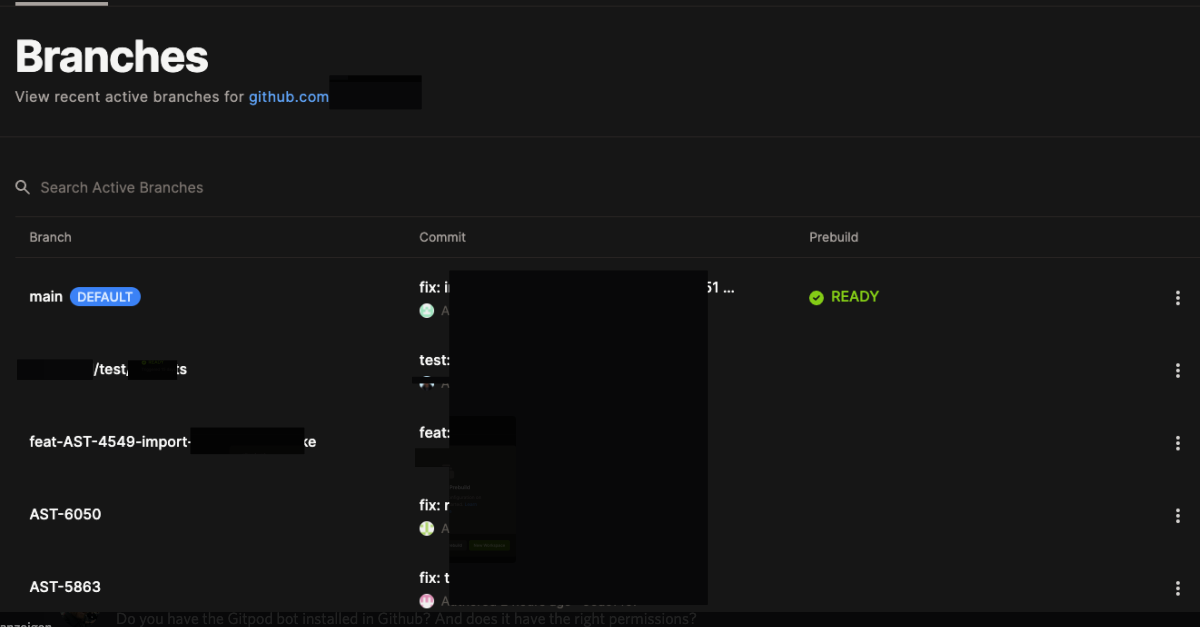 prebuilds stopped working · Issue #8118 · gitpod-io/gitpod · GitHub