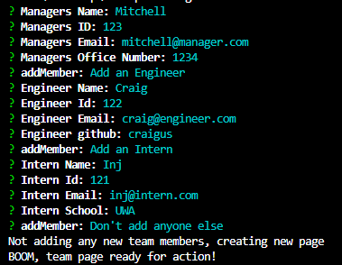 GitHub - mtchrrs/team-profile-generator: Do you struggle to keep track ...