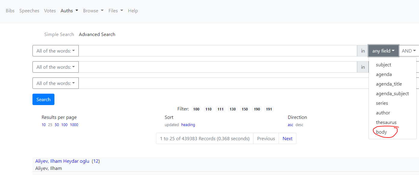 Change label of logical field "Body" to "Series Symbol" · Issue #870 · dag-hammarskjold-library ...