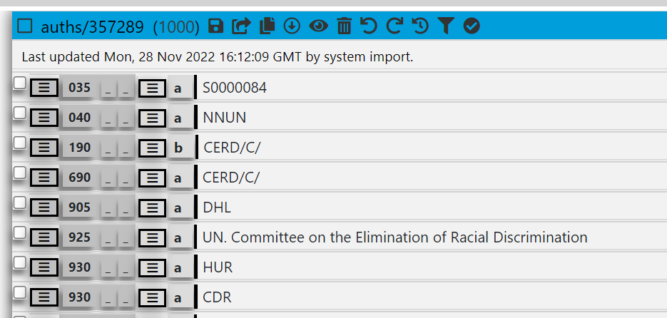 Authority lookup in bib record for series symbols without $c · Issue ...