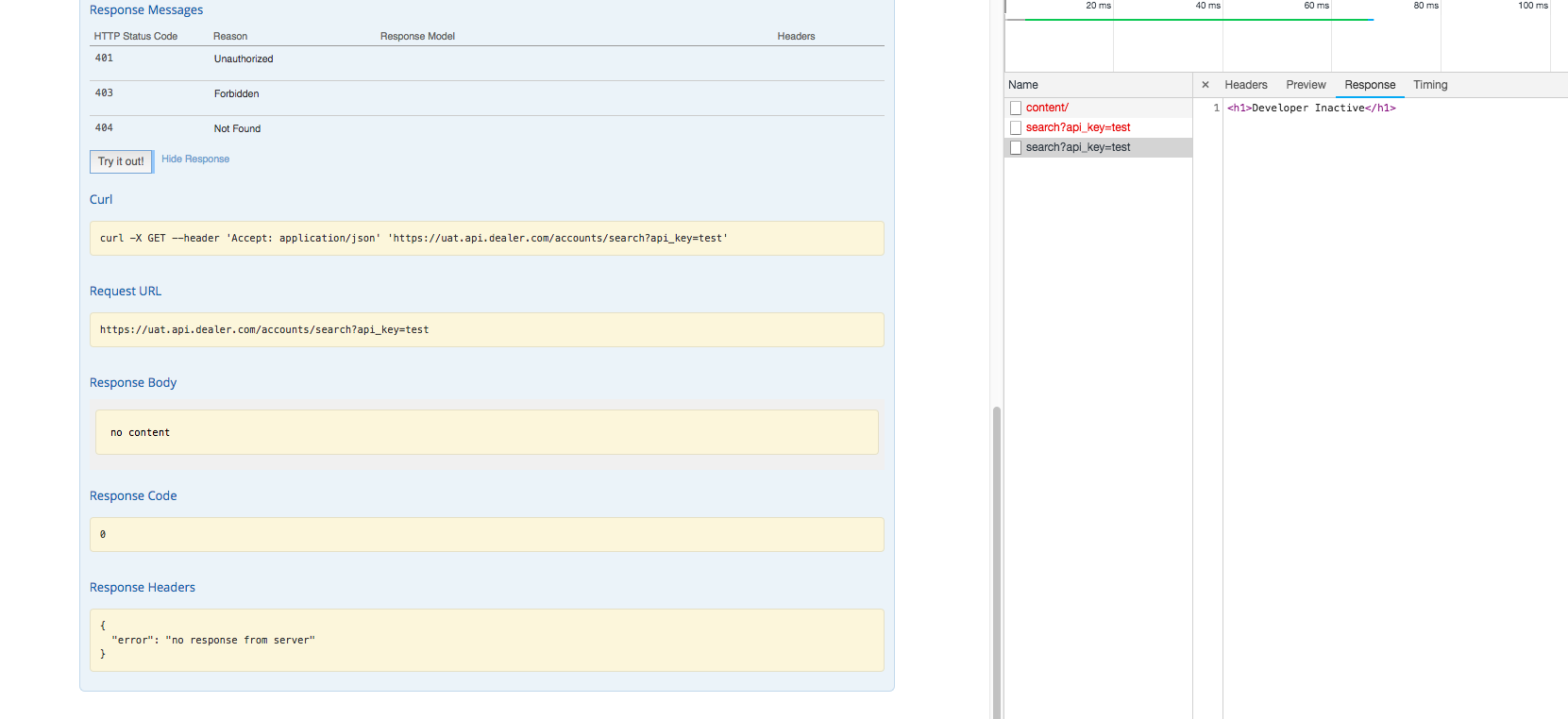 Swagger Ui 20 Always Takes Accept Header As Applicationjson Even Though I Specifically Put