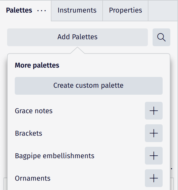 [MU4 Issue] Palette search excludes elements behind "More" button ...