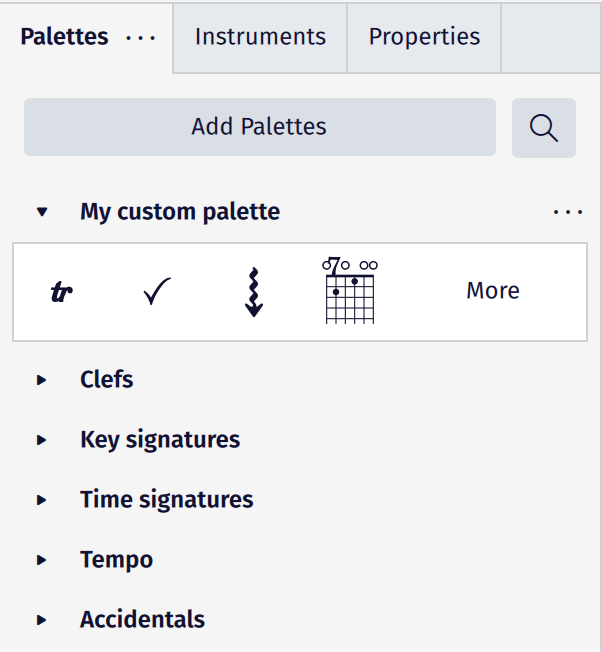 [MU4 Issue] Palette search excludes elements behind "More" button ...