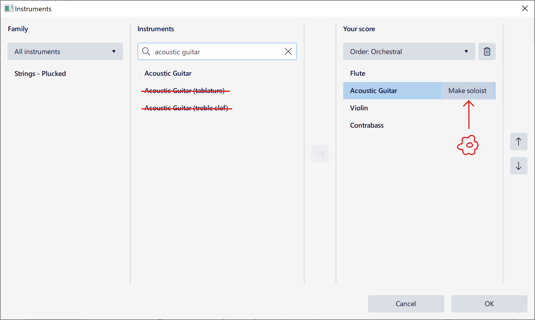 [MU4 Task] Add new instruments for fretted instruments that have tablature option · Issue #11497 ...