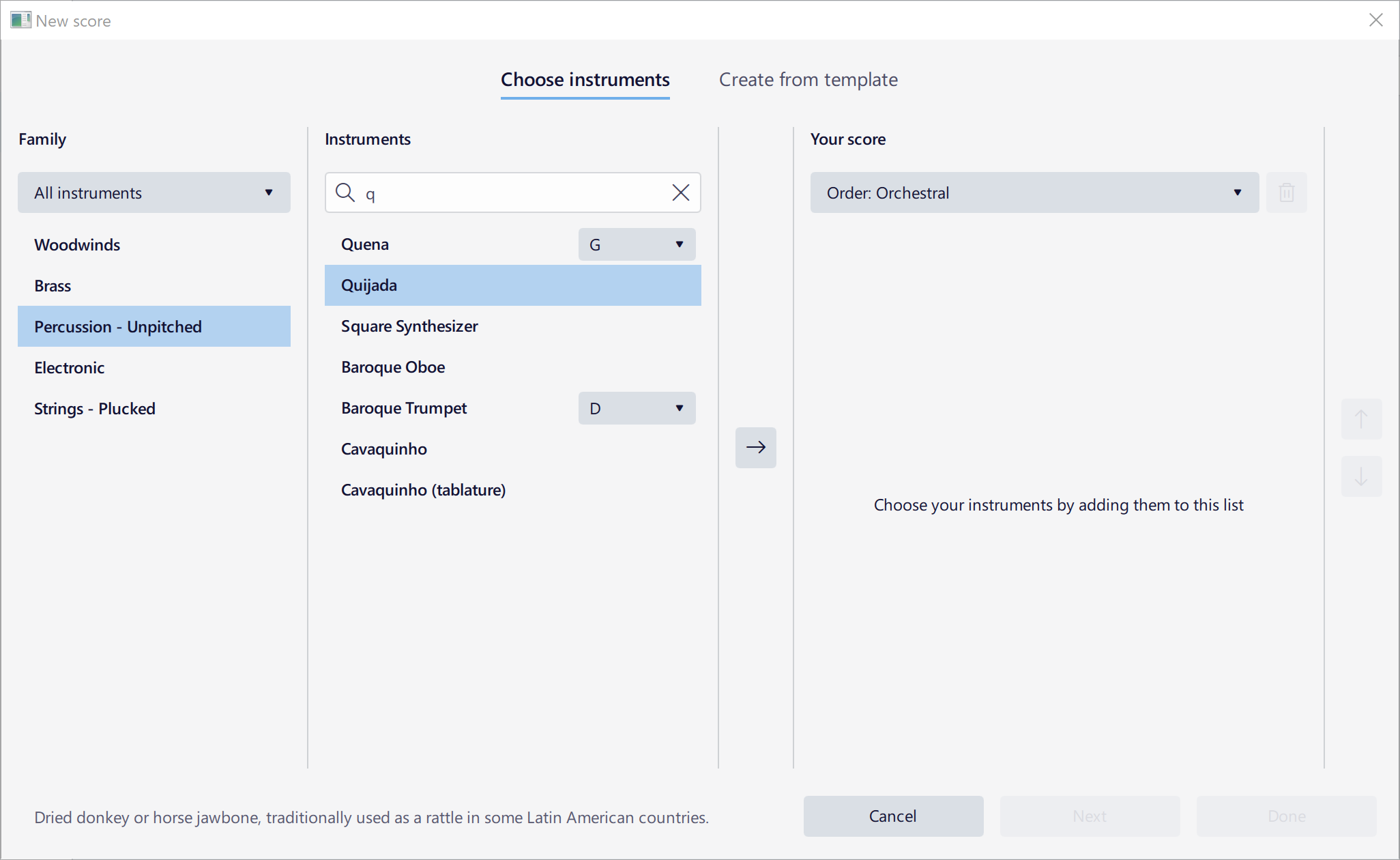 Mu4 Task Accessibility Use Instrument Description As Accessible Description In New Score