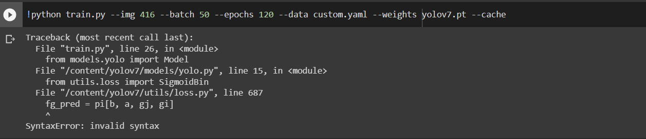 Fix Issue 306 1311 Yolov7utilslosspy · Issue 1331 · Wongkinyiuyolov7 · Github 