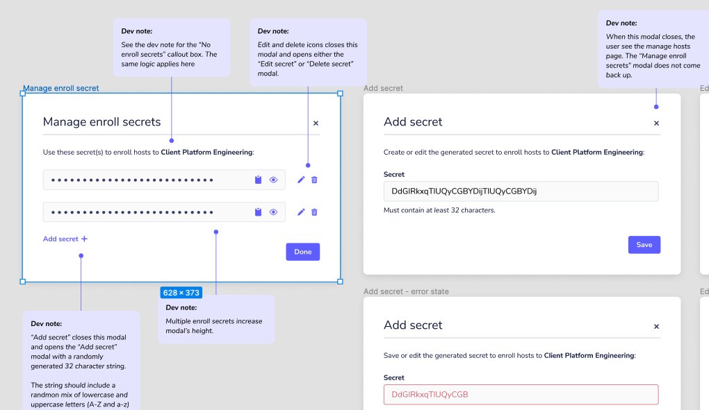 Modal stacks when adding new enroll secret · Issue #8649 · fleetdm ...