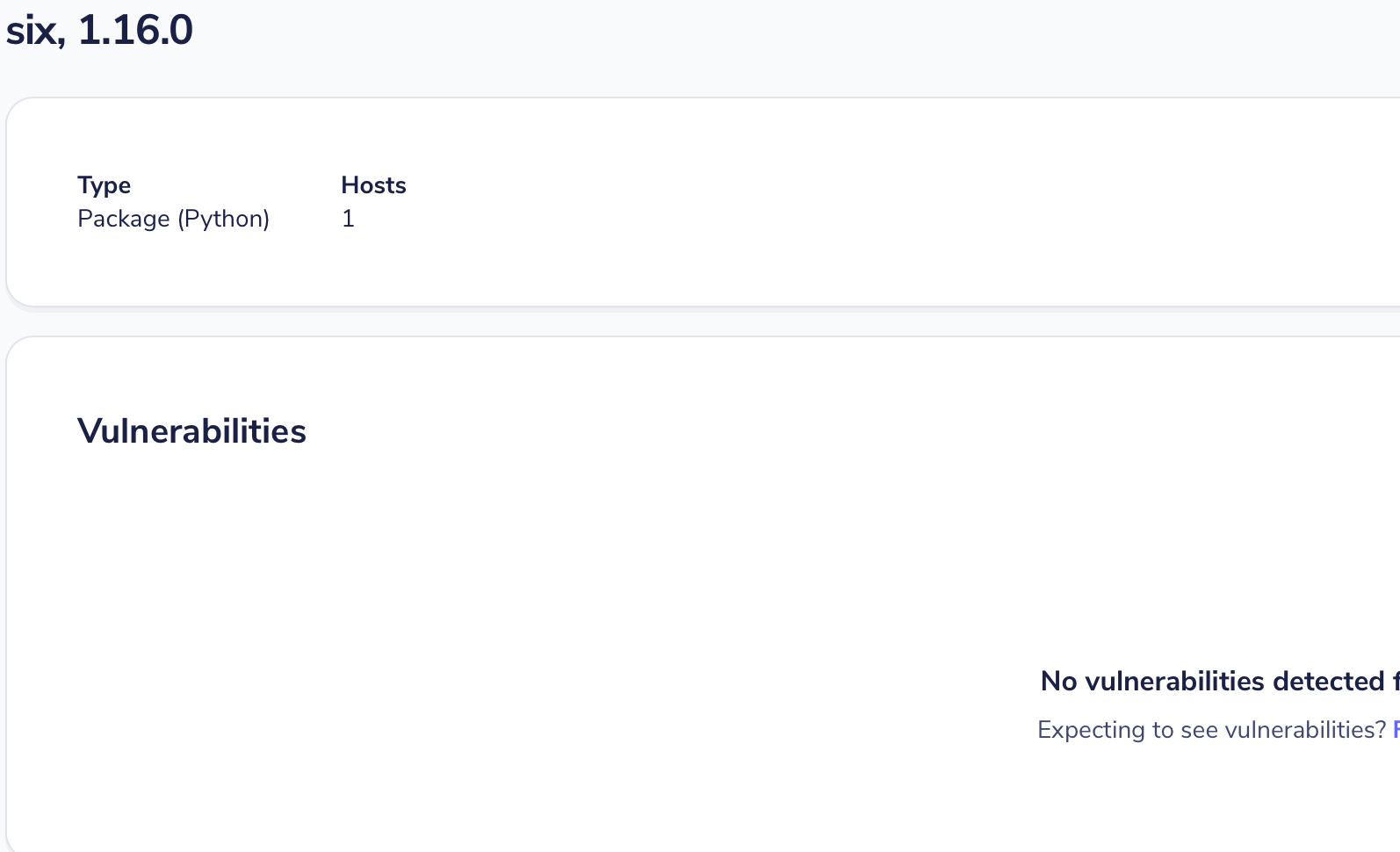 `six` python package misidentified as vulnerable · Issue #9627 · fleetdm/fleet · GitHub