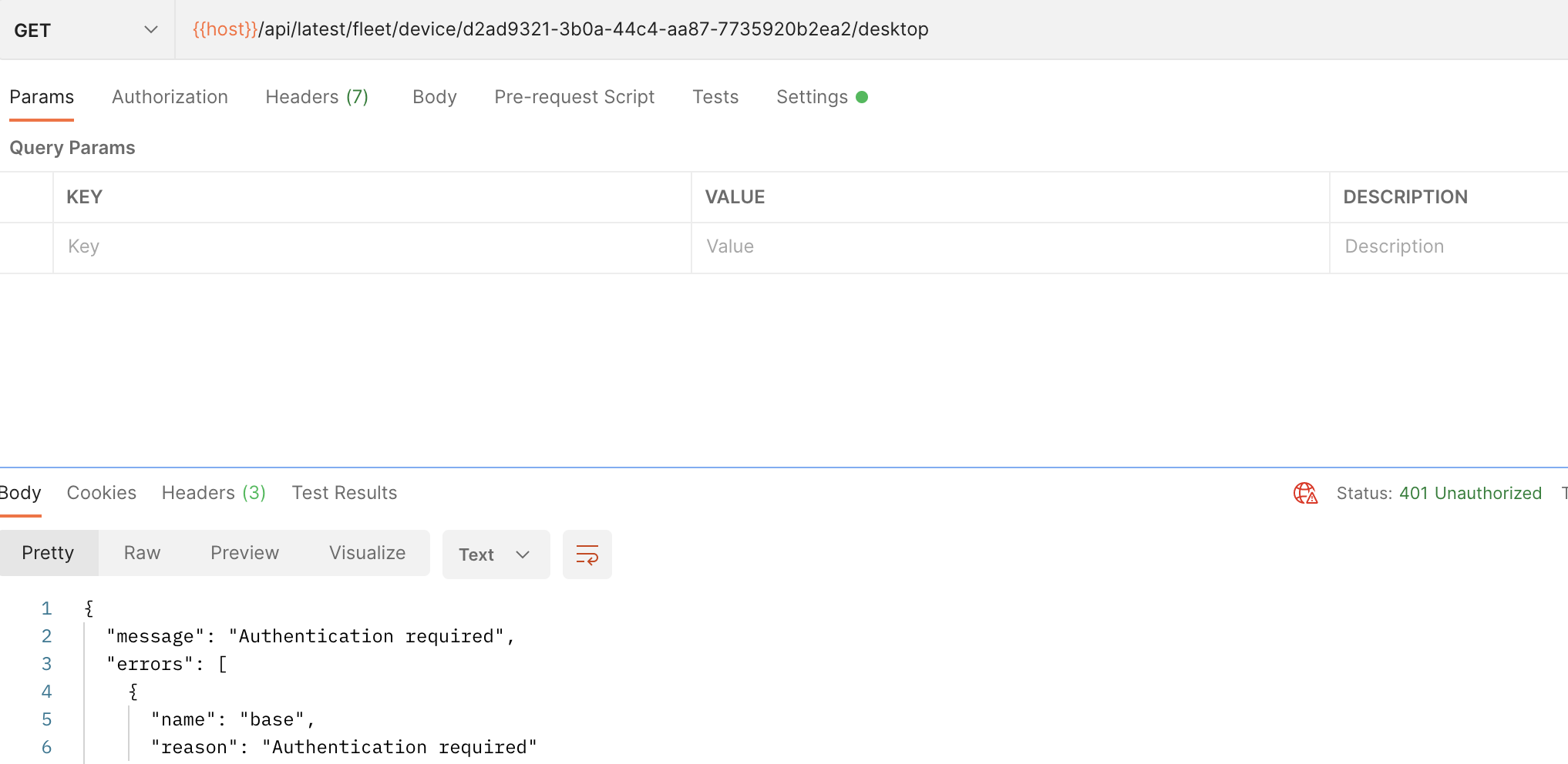 5xx Error When 4xx Should Be Returned Apilatestfleetdevicedevice
