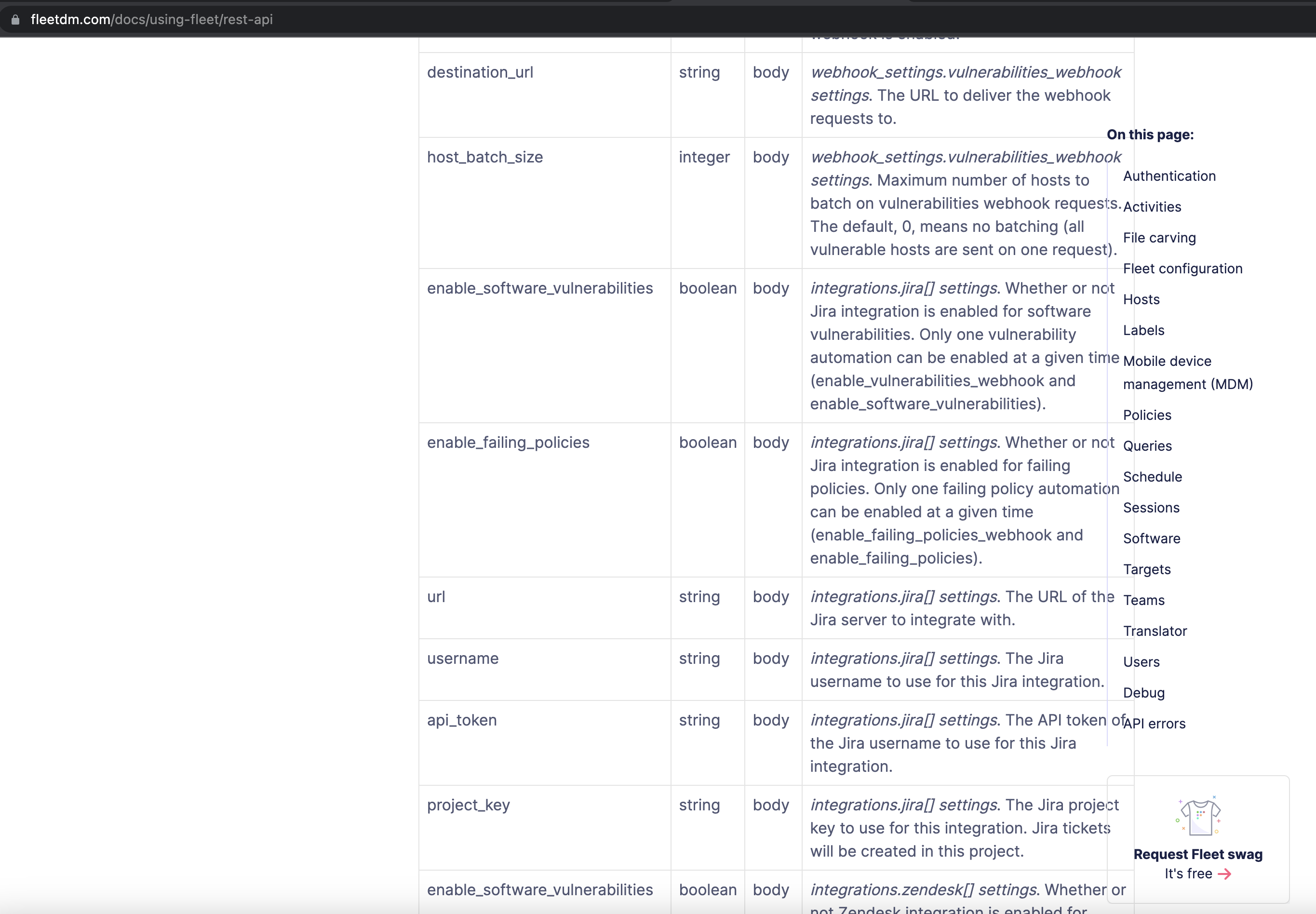 Website api page alignment issues · Issue #11989 · fleetdm/fleet · GitHub