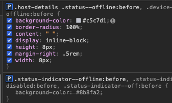 Incorrect icon color used for offline host on host detail page · Issue #14358 · fleetdm/fleet ...