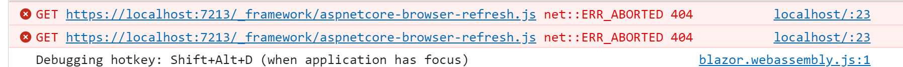 dotnet watch script injection still doesn't update etag · Issue #36219 · dotnet/aspnetcore · GitHub