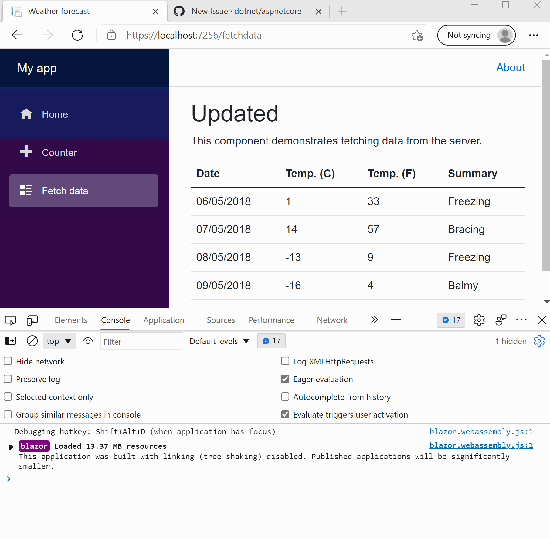 Existing hot reload deltas aren't applied until after the application starts · Issue #36913 ...