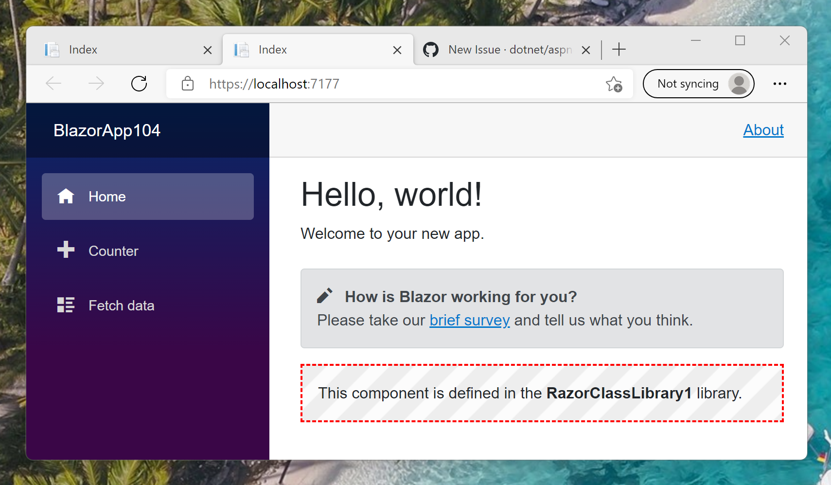 Hot reload loses CSS from referenced projects · Issue #37592 · dotnet/aspnetcore · GitHub