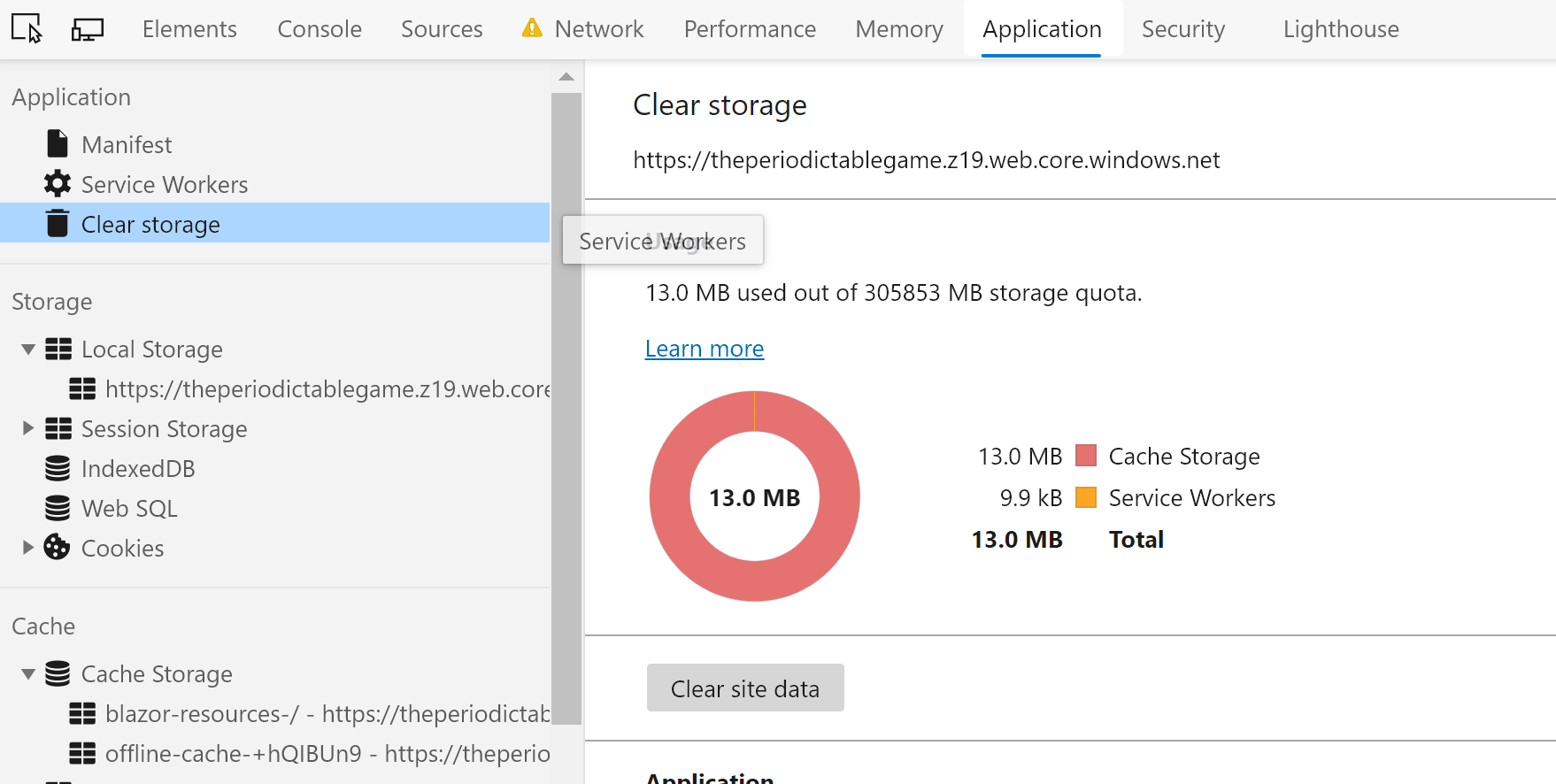 [Blazor] PWA not working off-line · Issue #25902 · dotnet/aspnetcore · GitHub