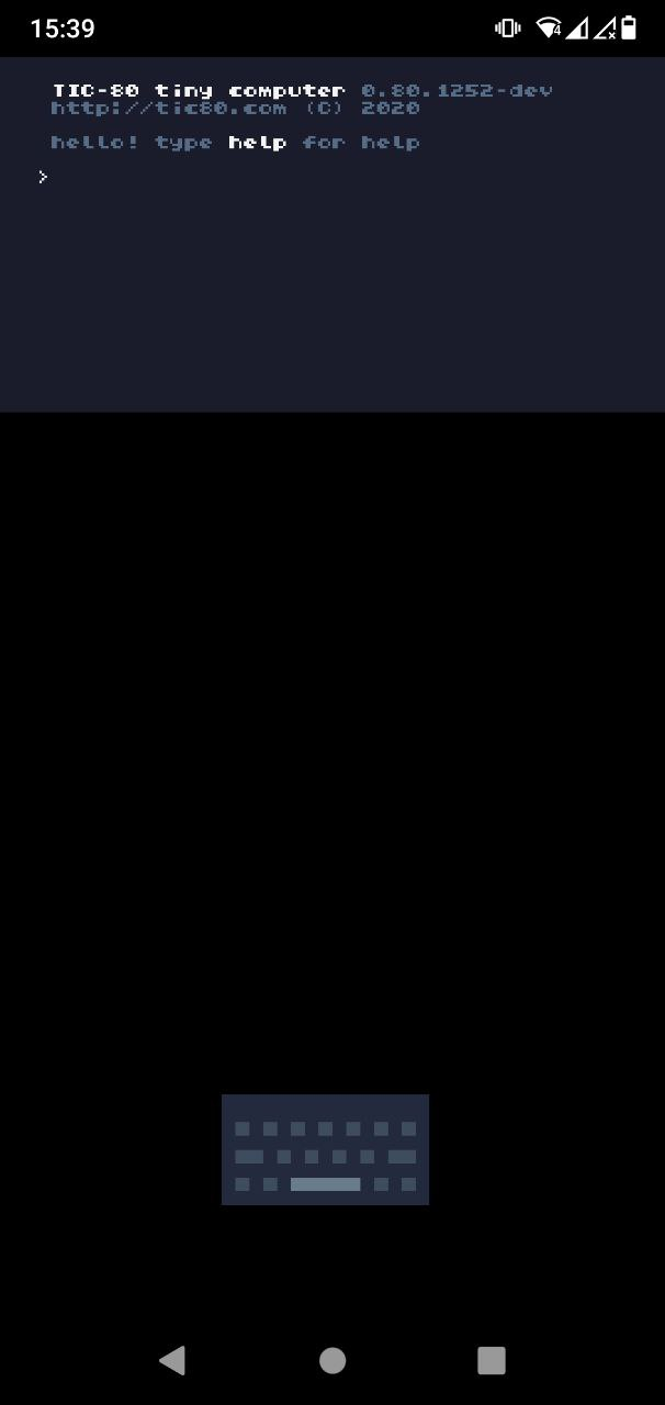 Keyboard on Android version · Issue #785 · nesbox/TIC-80 · GitHub