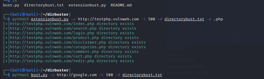 GitHub - MayankpalCS/dirbuster: Directory buster which runs over the ...