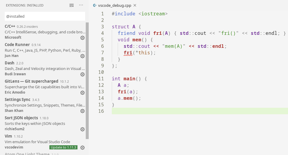 Linting In Class Friend Function Not Identified · Issue 4595 · Microsoftvscode Cpptools · Github 