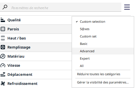 Tab instead of a Dropdown List · Issue #1 · fieldOfView/Cura-TabbedSettingsPlugin · GitHub