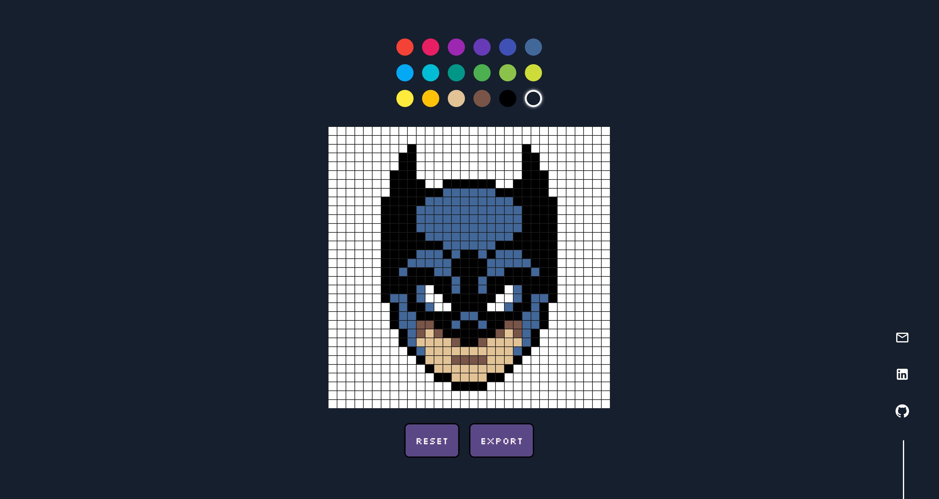 GitHub - artOwlDev/pixel-art-maker: Quick and easy pixel-art maker for ...