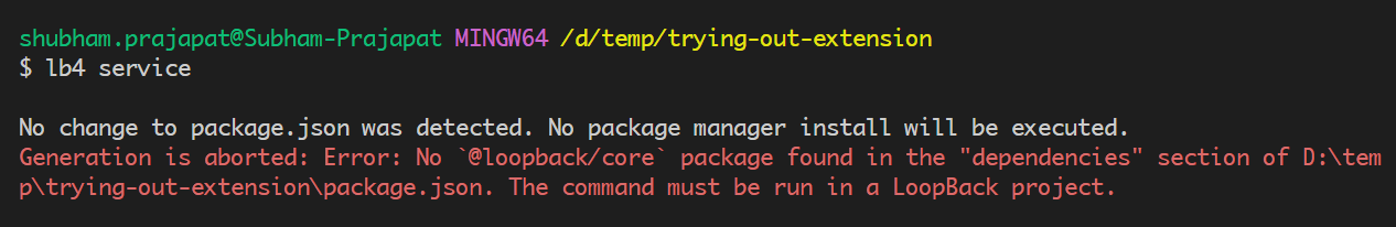 Loopback CLI depends on "loopback" keyword being present in package.json · Issue #2163 ...