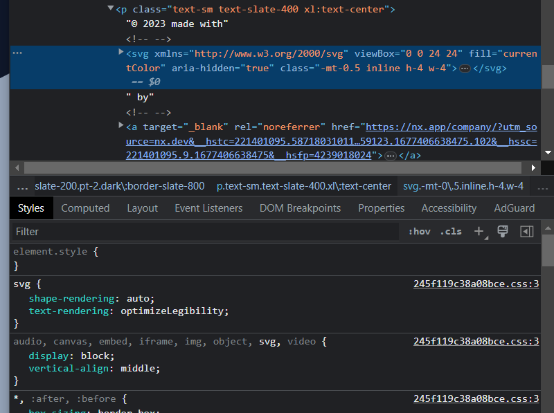 Broken UI layout in Nx Dev documentation · Issue #15271 · nrwl/nx · GitHub
