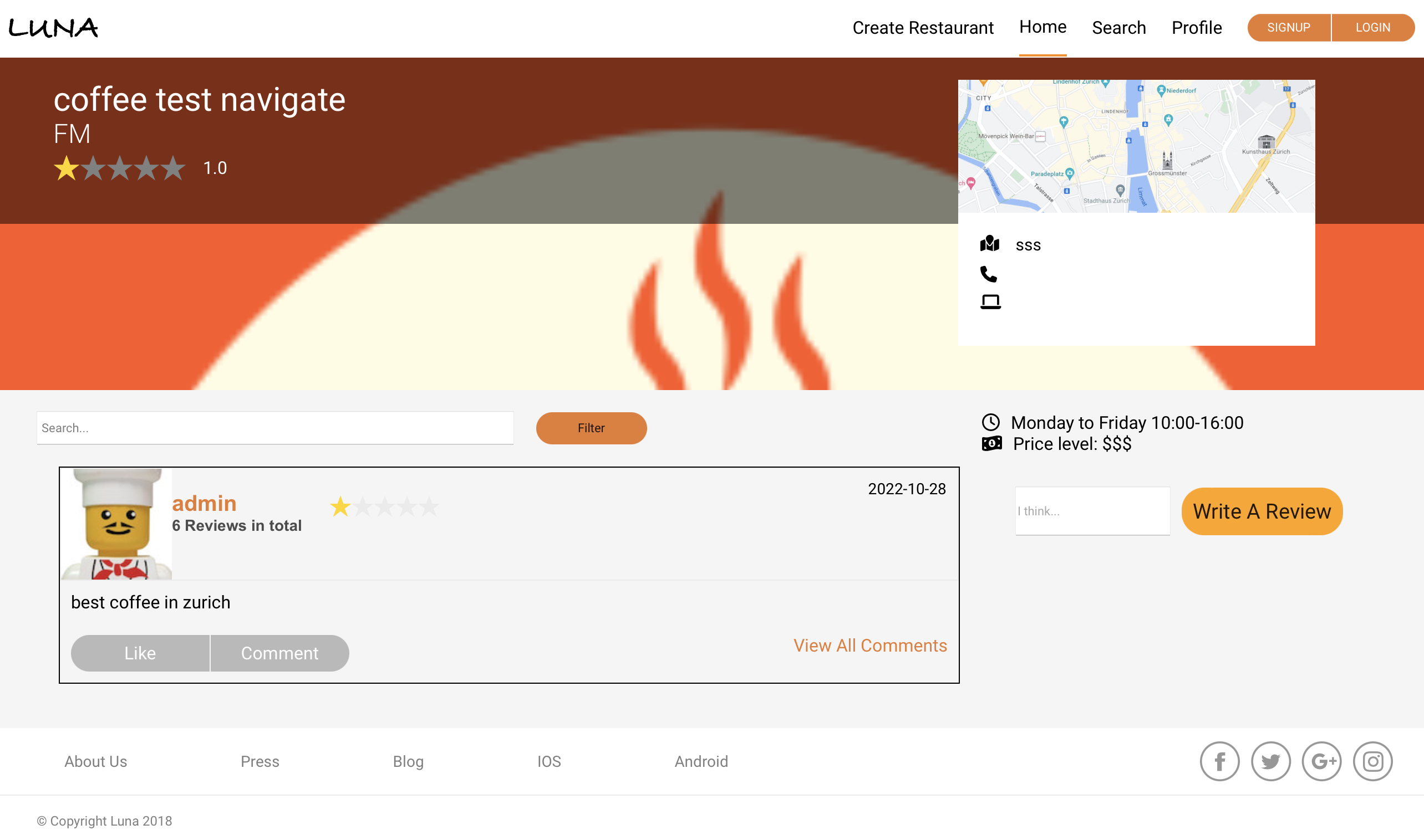 GitHub - SwissCheese15/Restaurant-Review-Project: A restaurant review ...